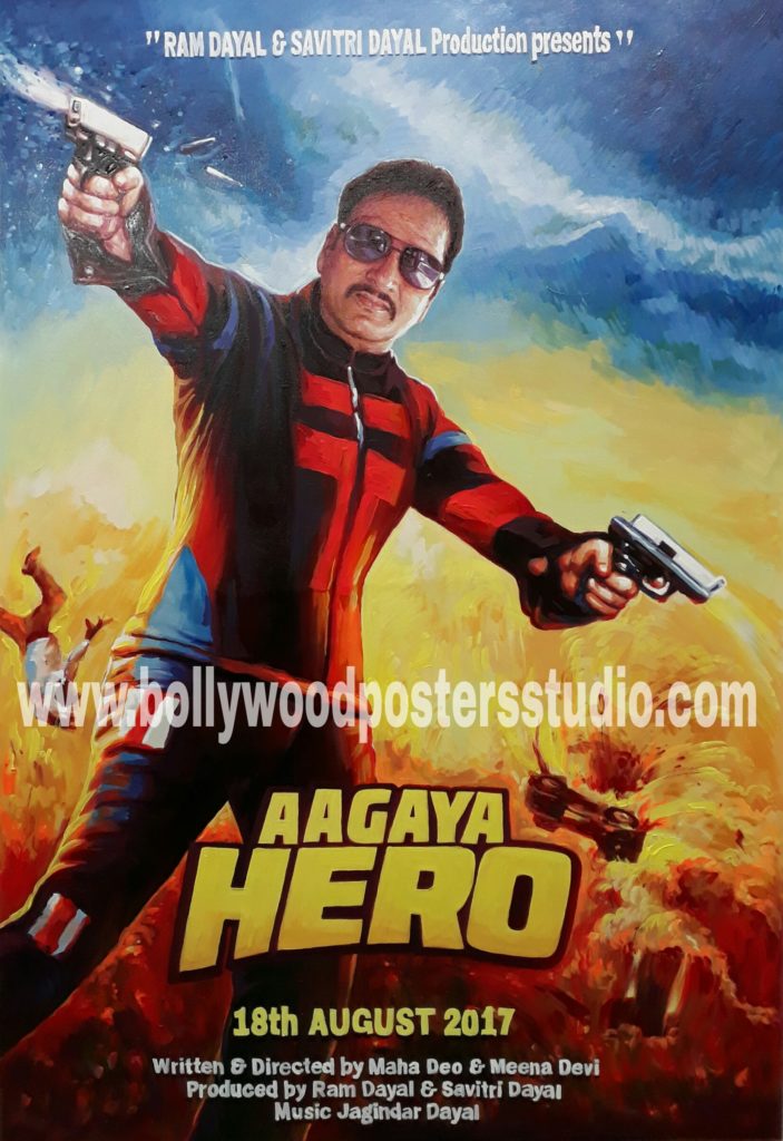 BOLLYWOOD MOVIE POSTERS ARTIST ONLINE IN MUMBAI INDIA Archives - Oil ...