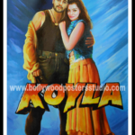 Custom Bollywood poster art hand painted - Oil Canvas portrait