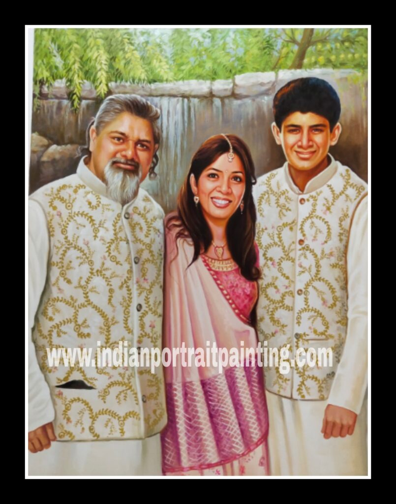 Oil Canvas Potrait Painting